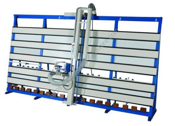 Scie à panneaux verticale 1500mm de haut pour votre petit espace.